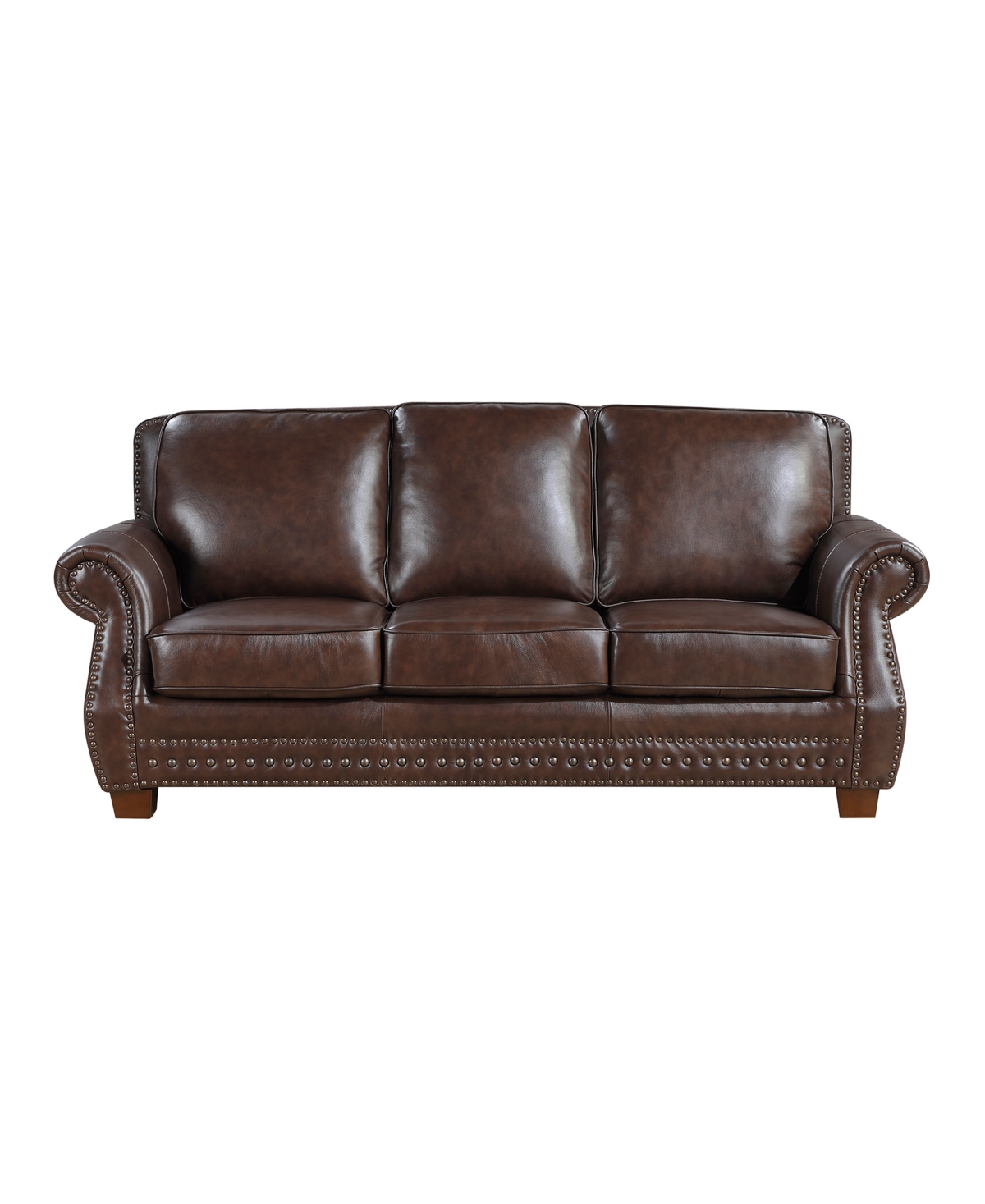 Click here for Homelegance 86 Leather White Label Novaro Sofa - B... prices