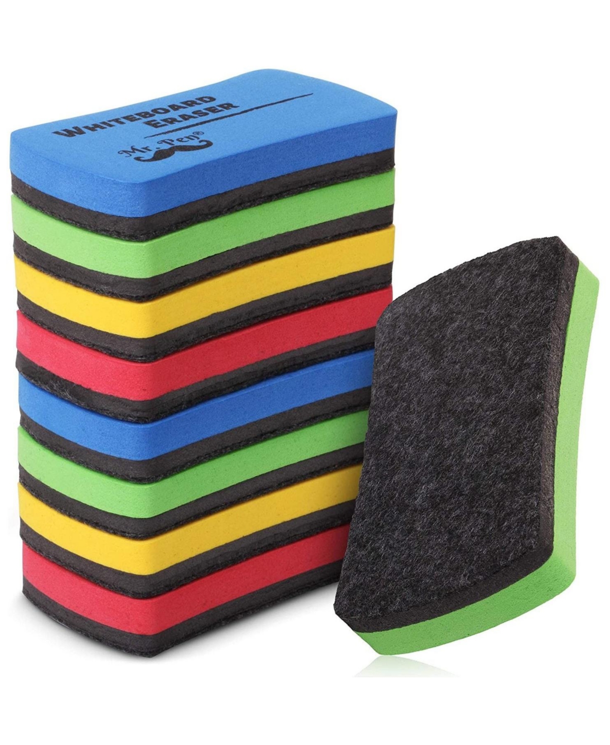 Click here for Mr. Pen Magnetic Dry Erase Erasers  8 Pack  Assort... prices