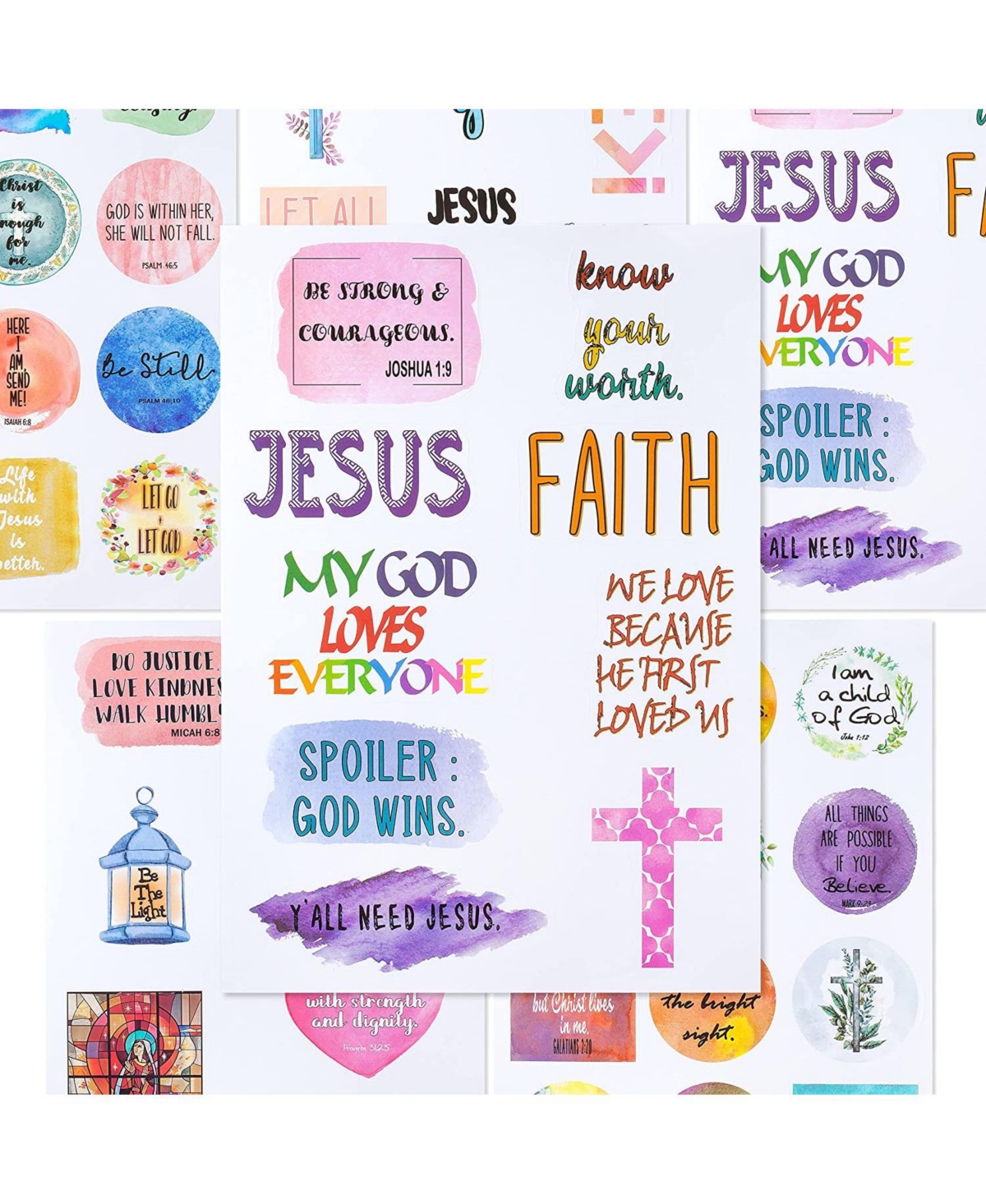 Click here for Mr. Pen Christian Stickers  49 Pcs  Religious Stic... prices