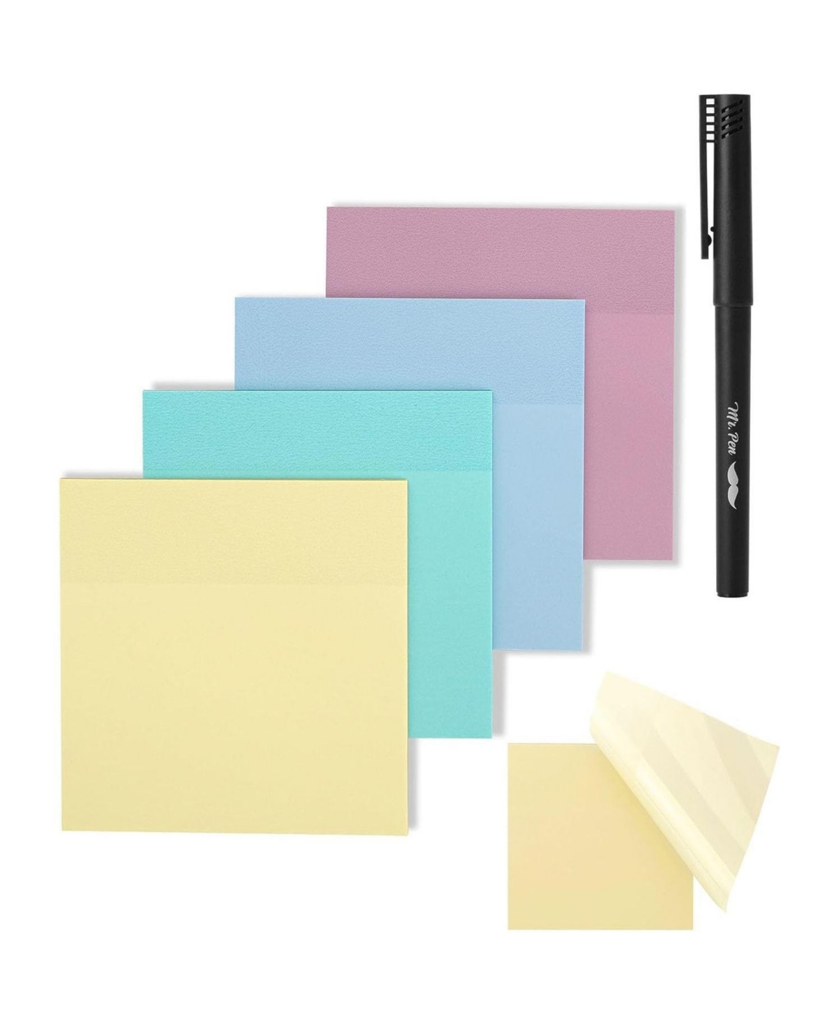 Click here for Mr. Pen Transparent Sticky Notes  3x3  200 Sheets... prices
