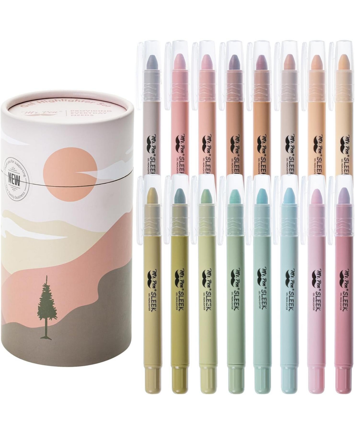 Click here for Mr. Pen Gel Highlighter Set  16 Pack  Assorted Col... prices