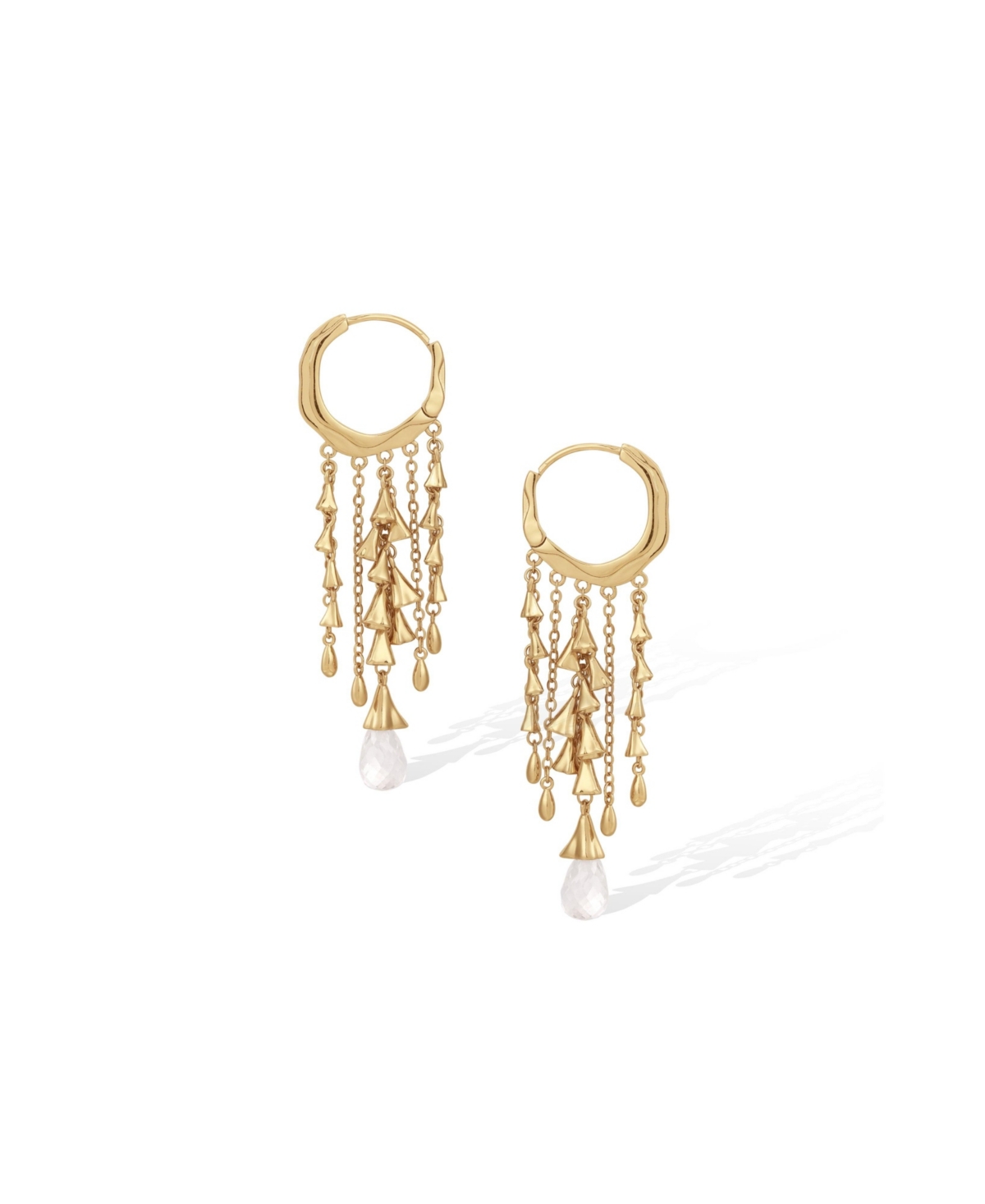 Click here for Retro Chic Aeolian Echo Tassels Earrings - Gold prices