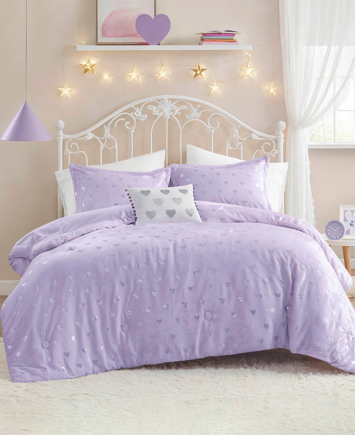 Click here for Intelligent Design Rosalie Metallic Heart 3-Pc. Co... prices