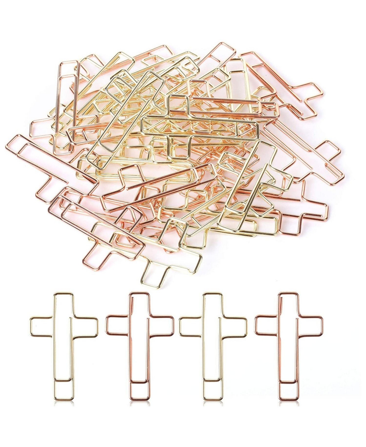 Click here for Mr. Pen Cross Paper Clips  35 Pack (gold and Rose... prices