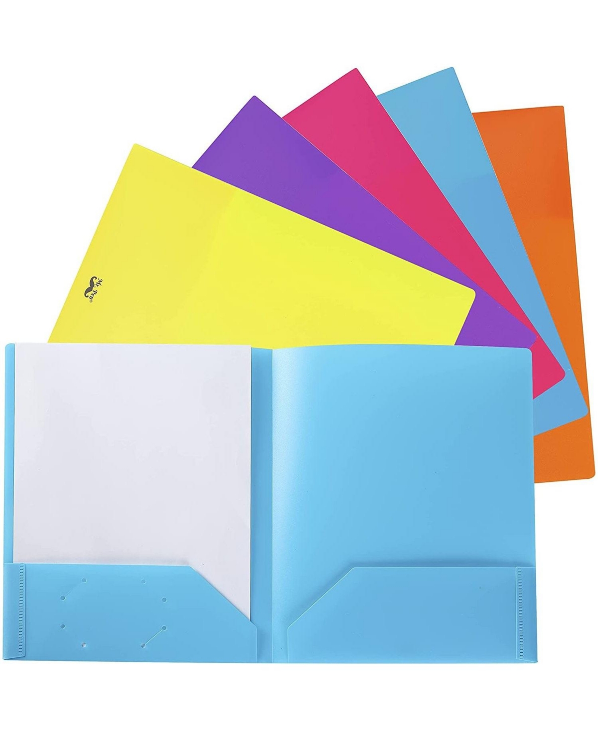 Click here for Mr. Pen Plastic Folders with Pockets  5 Pcs  Assor... prices