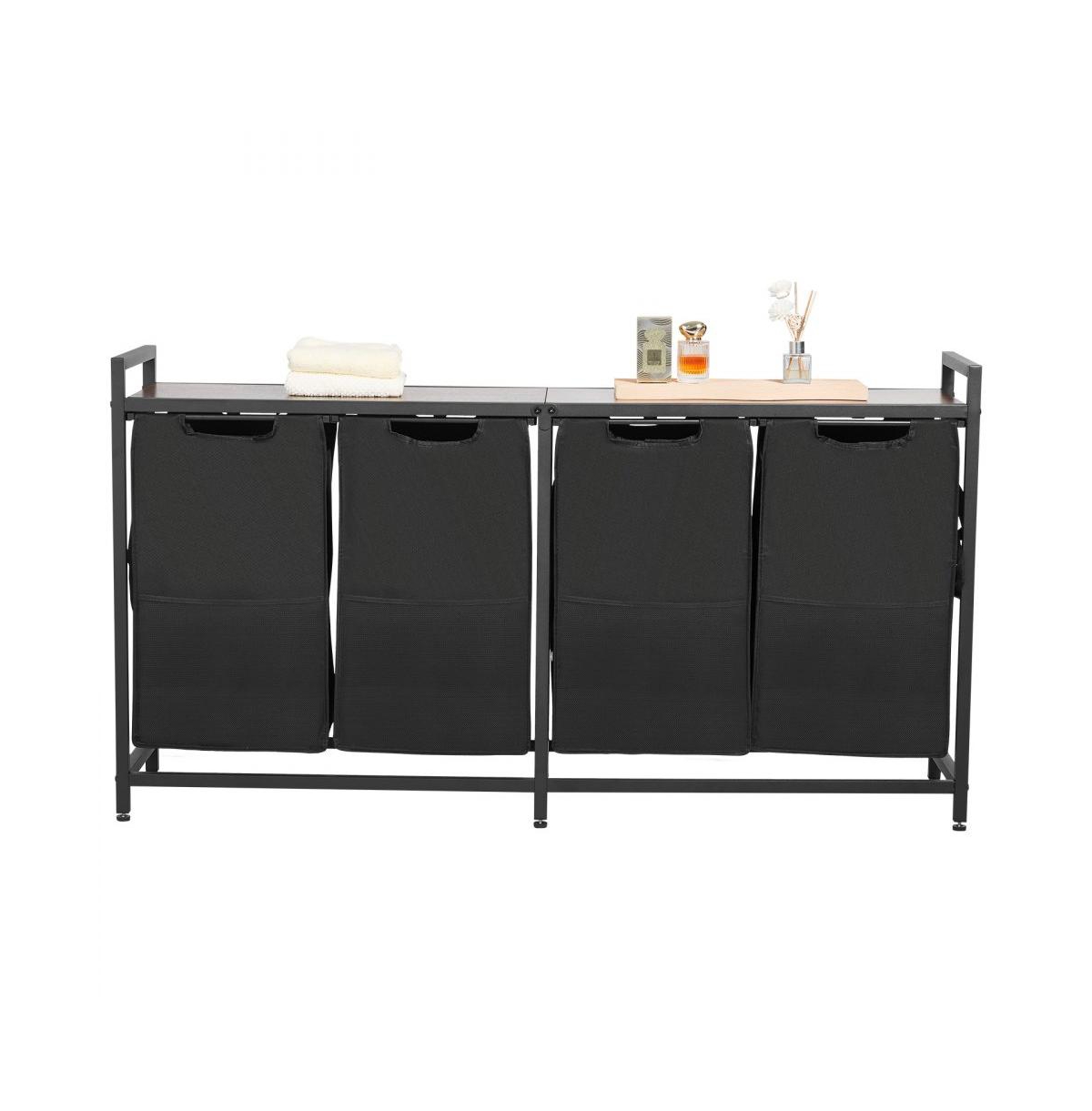 Click here for Laundry Sorter Cart with 4 Bags  Metal Frame  and... prices