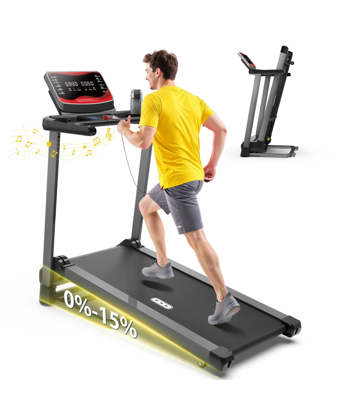 Click here for Redliro Folding Treadmill for Home with Incline  3... prices