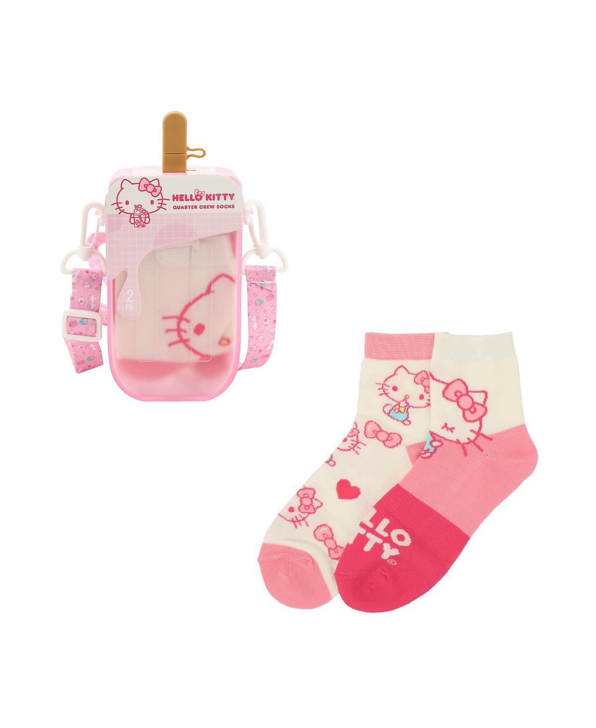 Click here for Hello Kitty Womens Hearts & Bows Casual Quarter Cr... prices