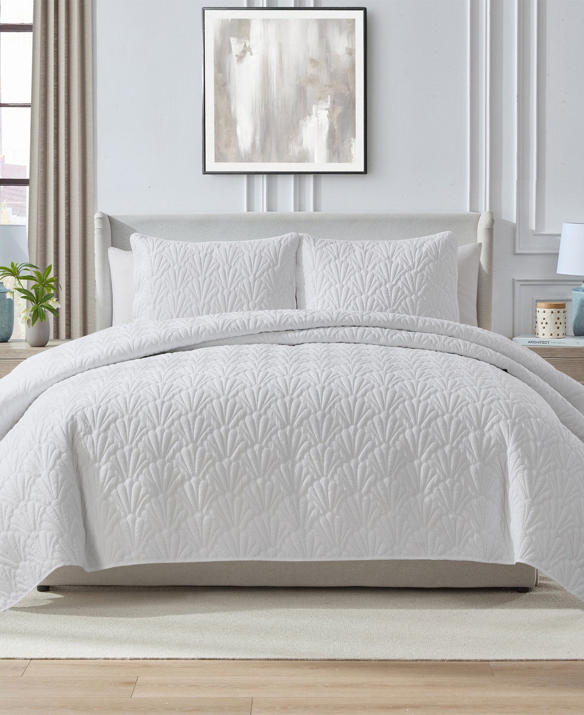 Click here for Seventh Studio Seashell Reversible 2-Piece Quilt S... prices