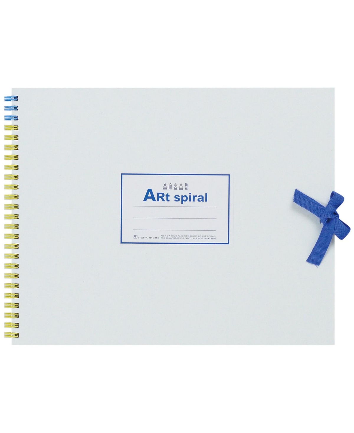 Click here for Maruman F3 Sketchbook Art Spiral Yellow - White prices