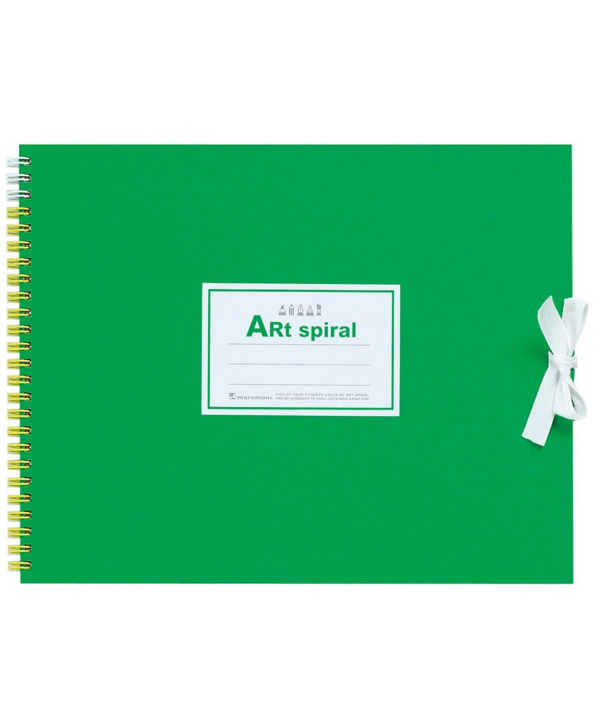 Click here for Maruman F3 Sketchbook Art Spiral Yellow - Light gr... prices