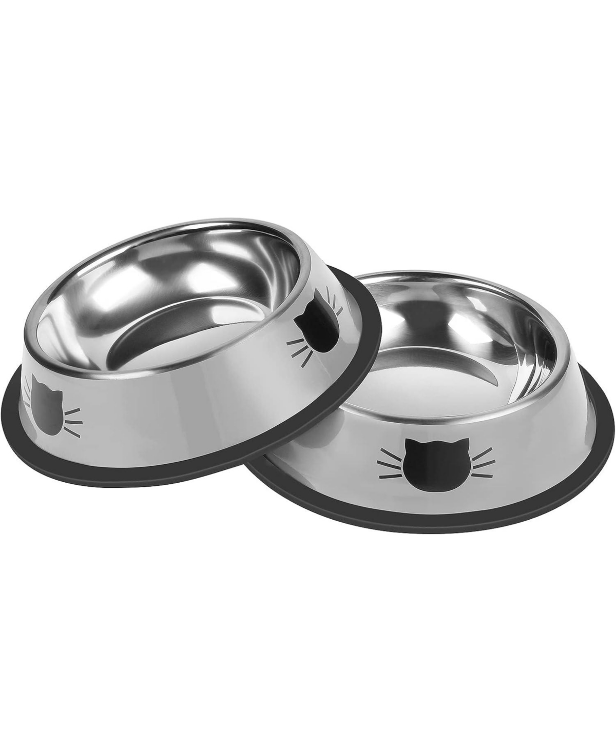 Click here for Wopet 2-Pack Small Cat Food Bowls  7oz Stainless S... prices