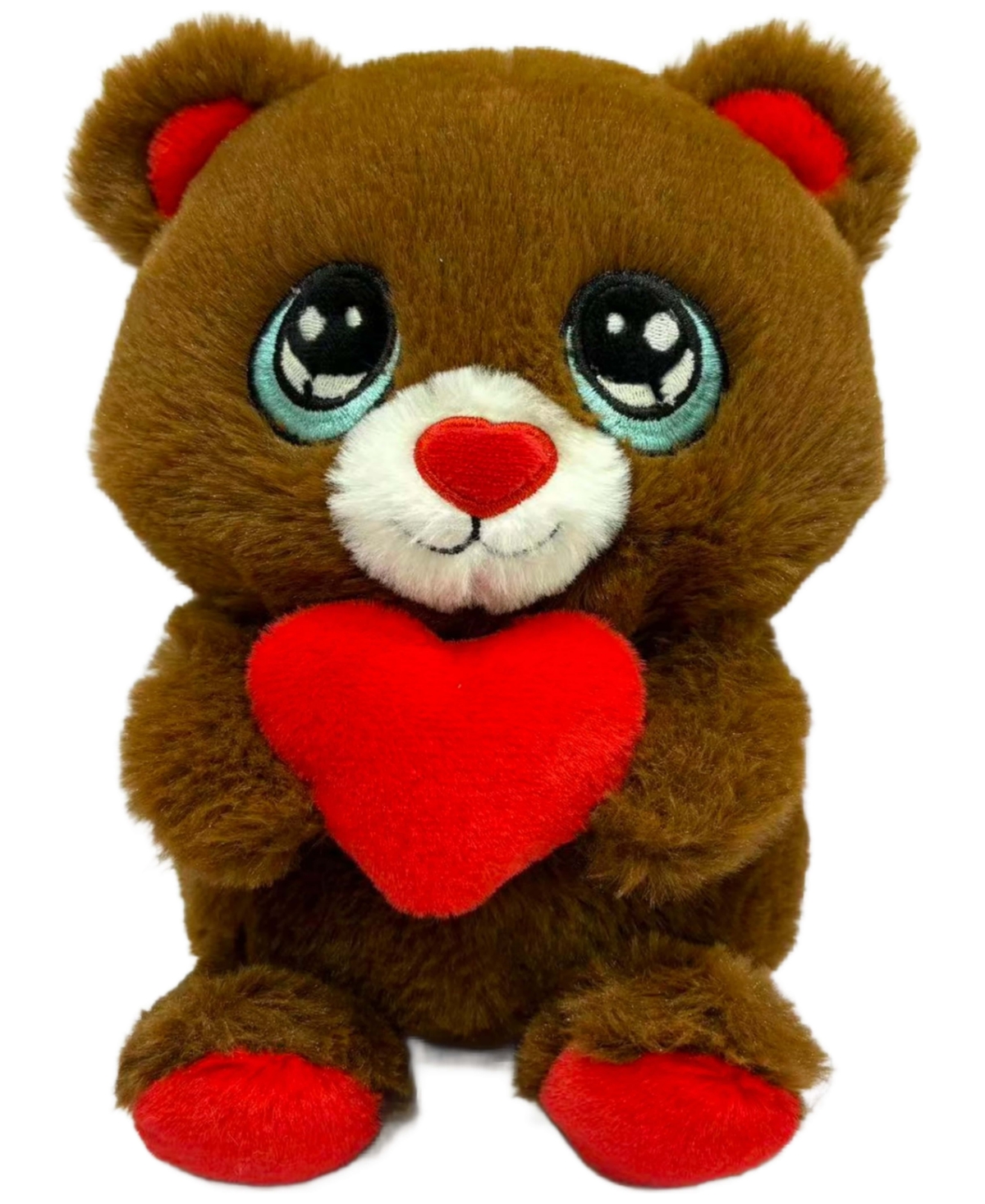 Click here for Wild Hippo Adopt-a-Bear Valentines Plush Toy - Bro... prices