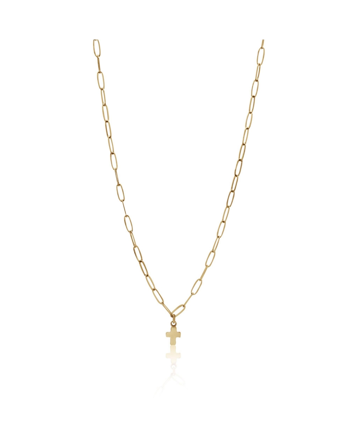 Click here for Bowood Lane Gold Filled Paperclip Chain With Gold... prices