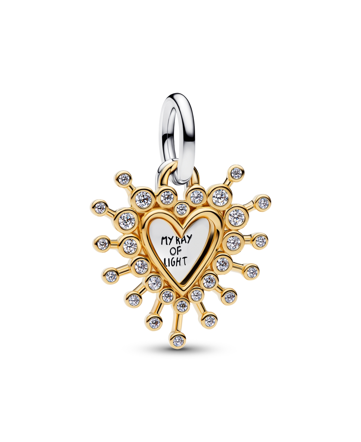 Click here for Pandora Radiant Heart Double Dangle Charm - Two-to... prices