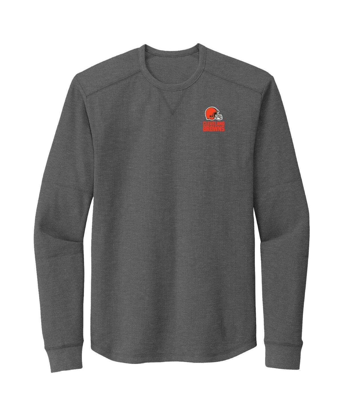 Click here for Mens Charcoal Cleveland Browns Cavalier Waffle Lon... prices