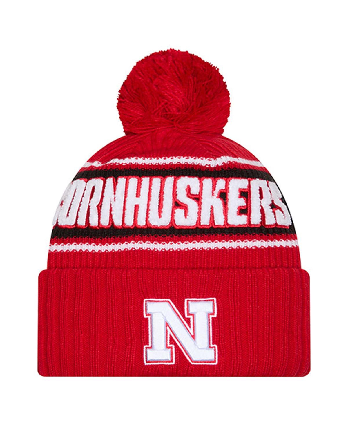 Click here for Mens Scarlet Nebraska Huskers Bold Cuffed Knit Hat... prices