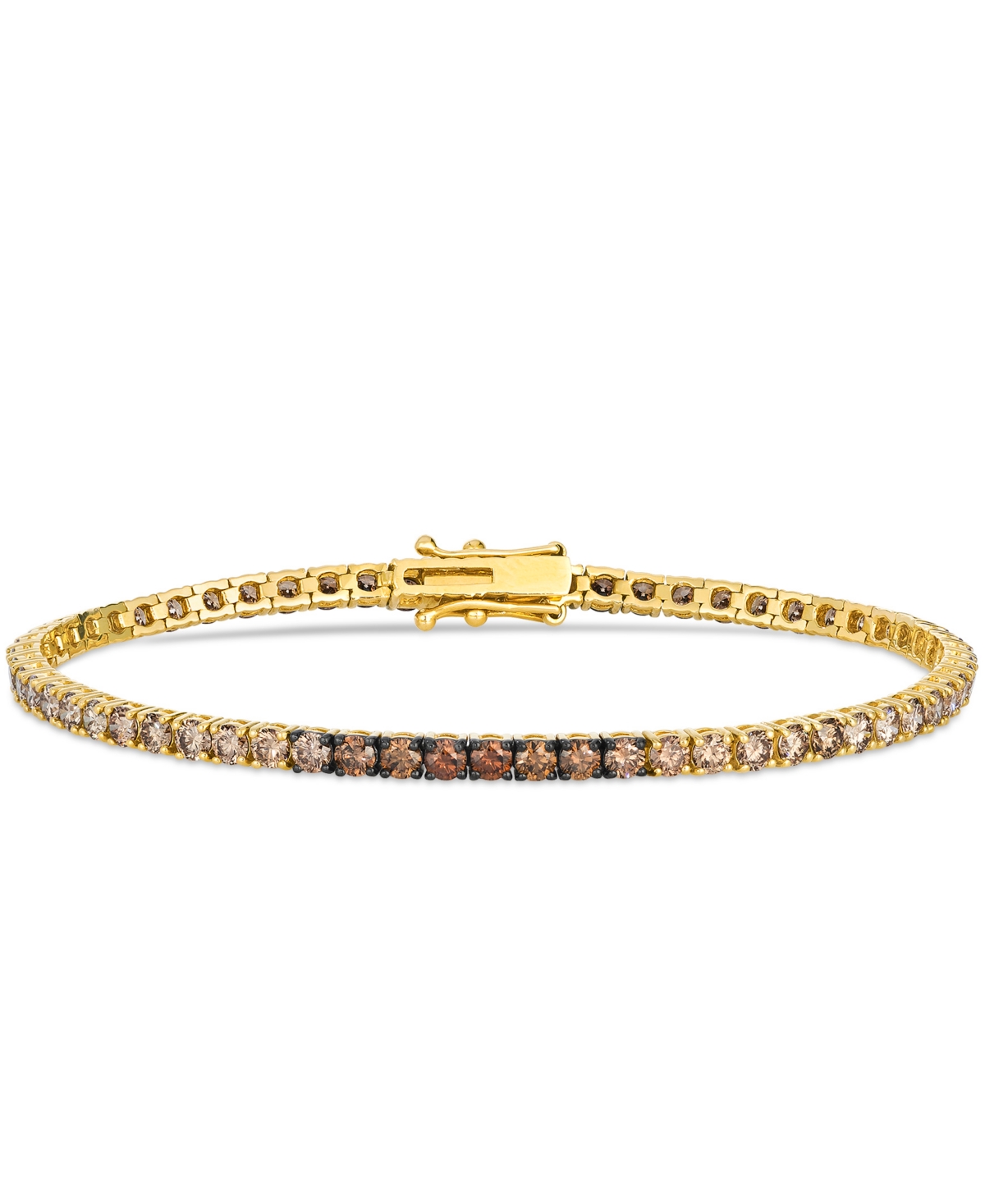 Click here for Le Vian Chocolate Diamond Ombre Tennis Bracelet (5... prices