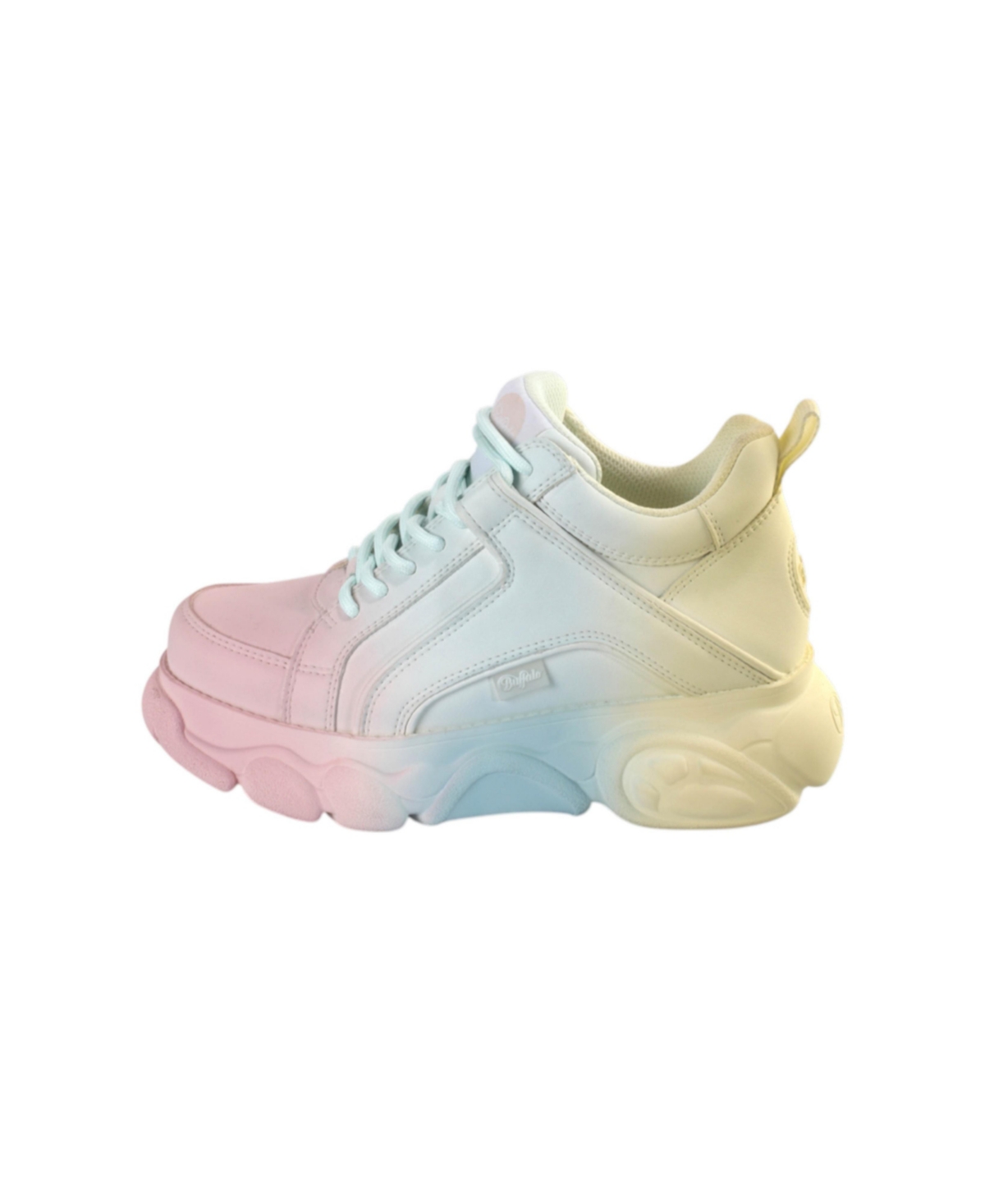 Click here for Buffalo Boots Cld Corin Gradient Sneaker - Light/p... prices