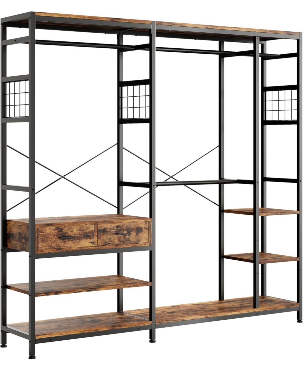 Click here for Ironck L-Shaped Closet Organizer with Shelves & 2... prices