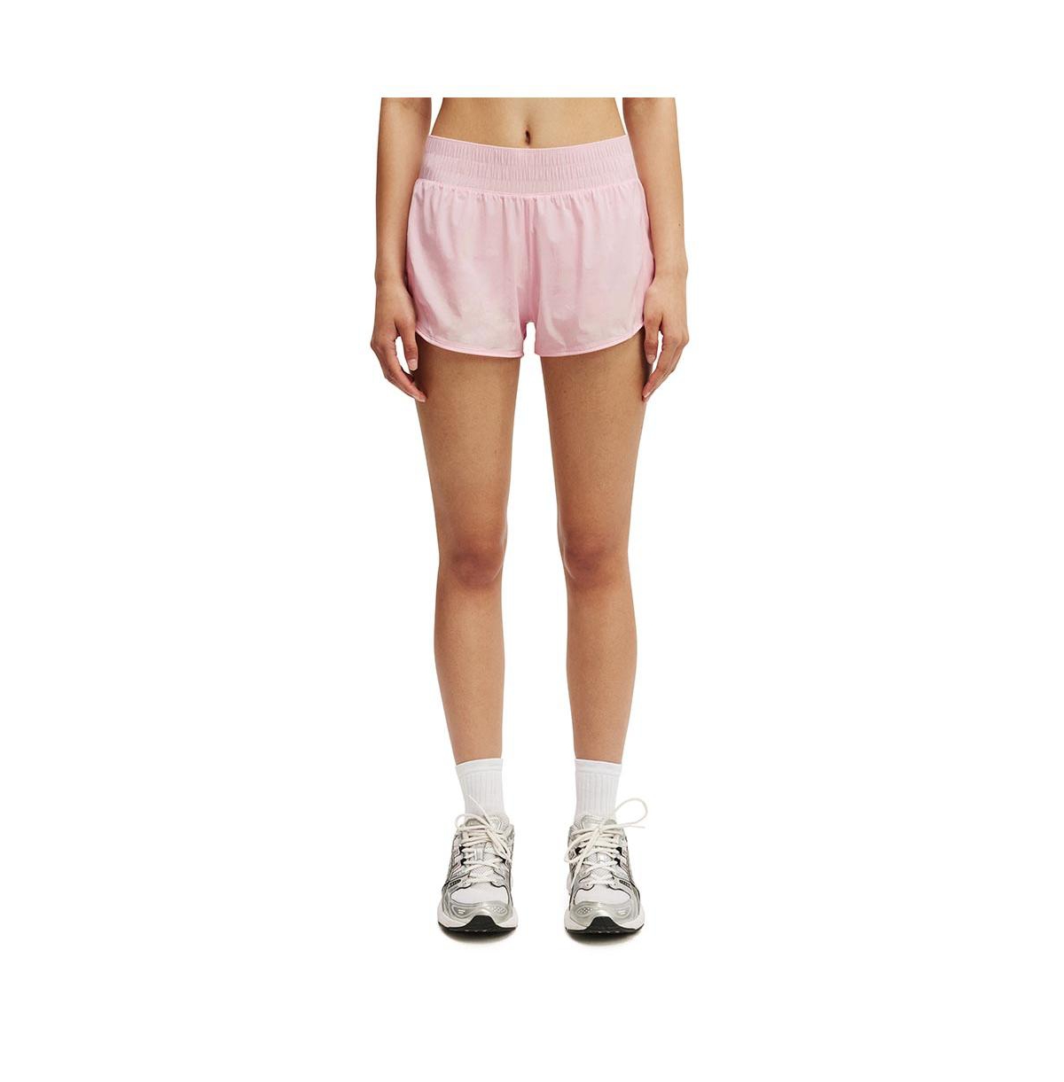 Click here for Cotton On Womens Active Curve Hem Short - Cherry d... prices