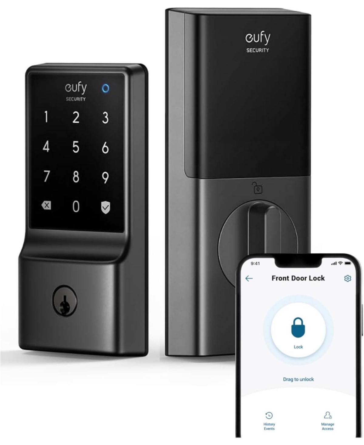 Click here for eufy Security Smart Lock C210 Black - Black prices