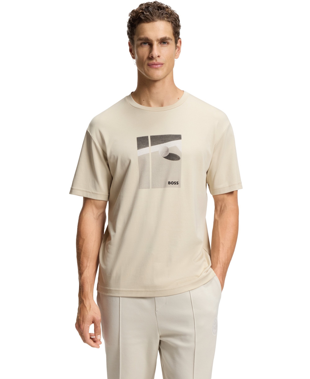 Click here for Boss by Hugo Boss Mens Tennis Artwork Pima-Cotton... prices