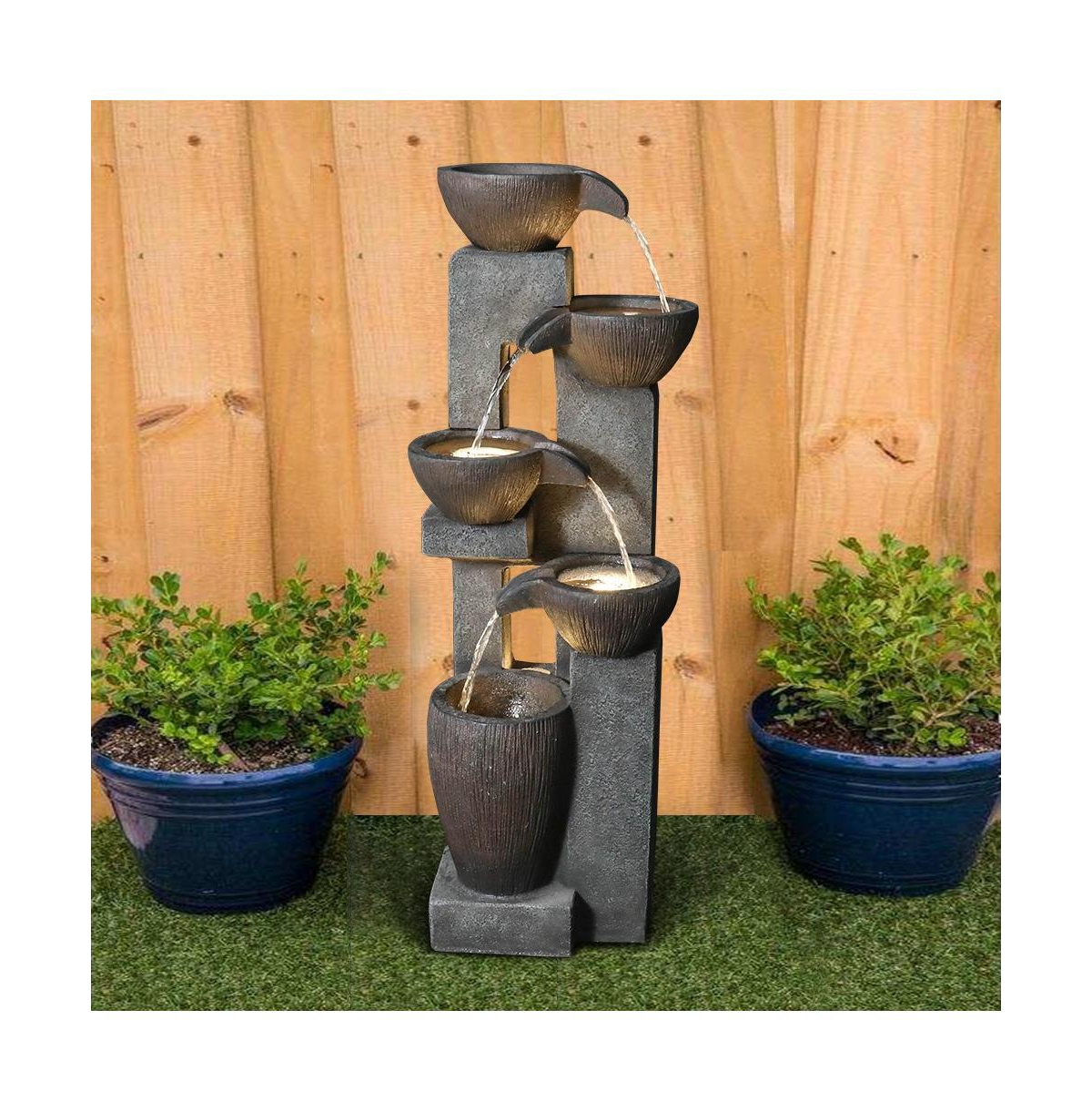 Click here for SunJet 39" Modern Outdoor Water Fountain with... prices