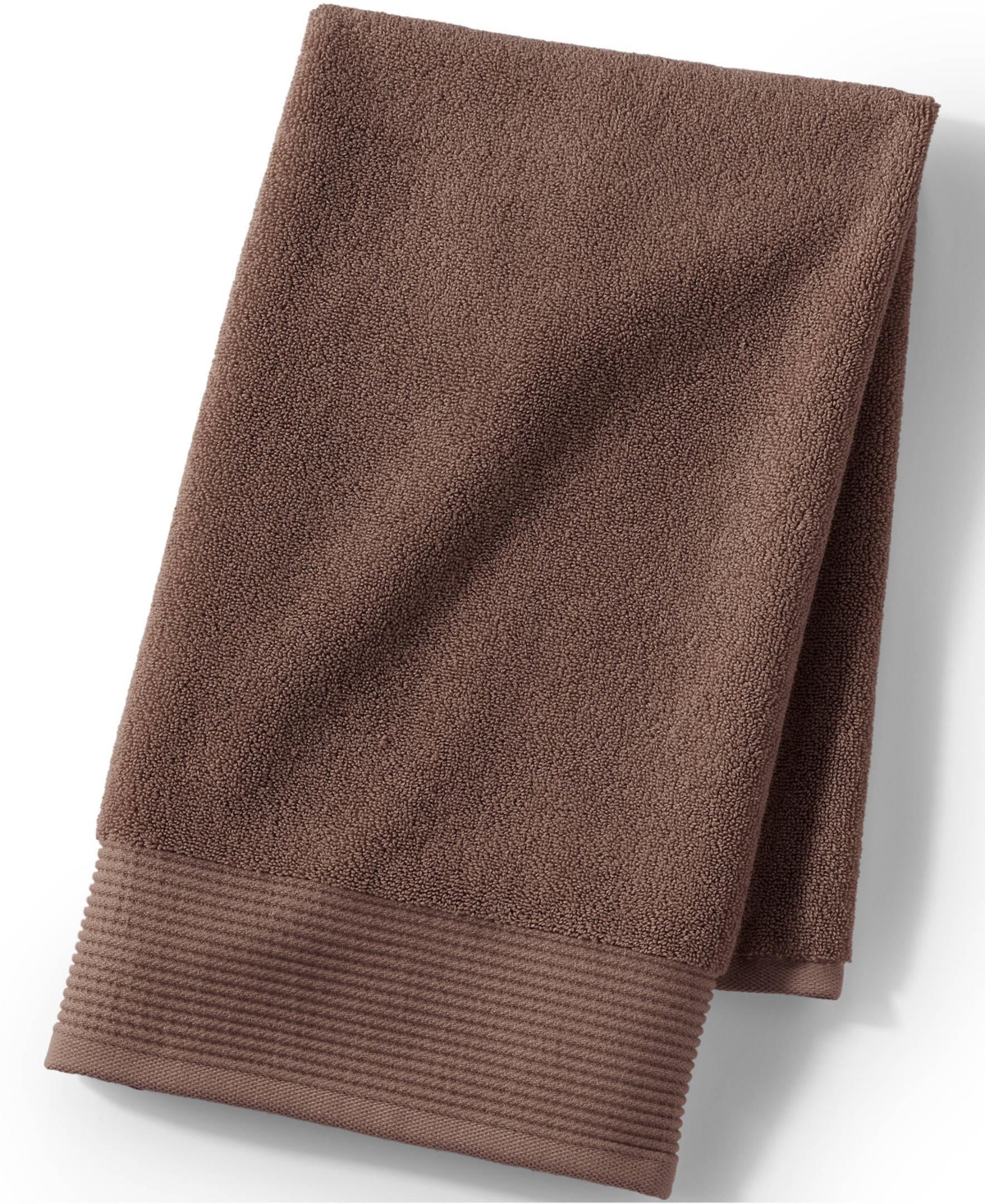 Click here for Lands End Turkish Luxe Hand Towel - Dark walnut br... prices