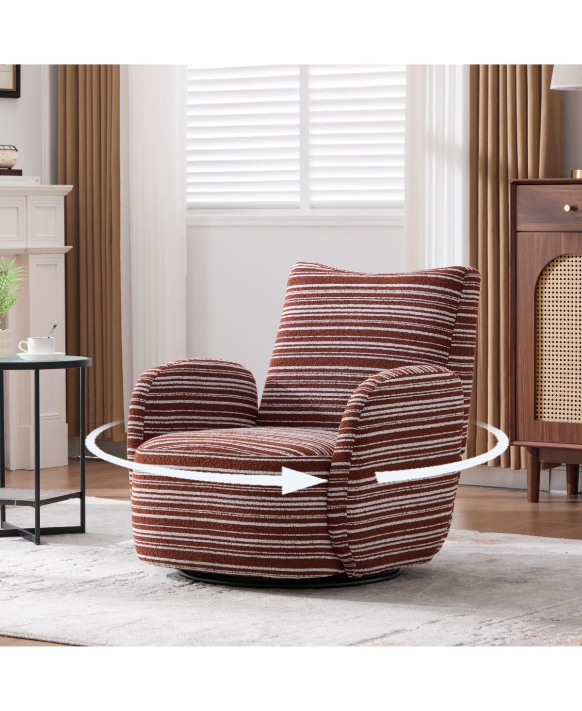 Click here for Streamdale Modern Style Swivel Leisure Chair with... prices