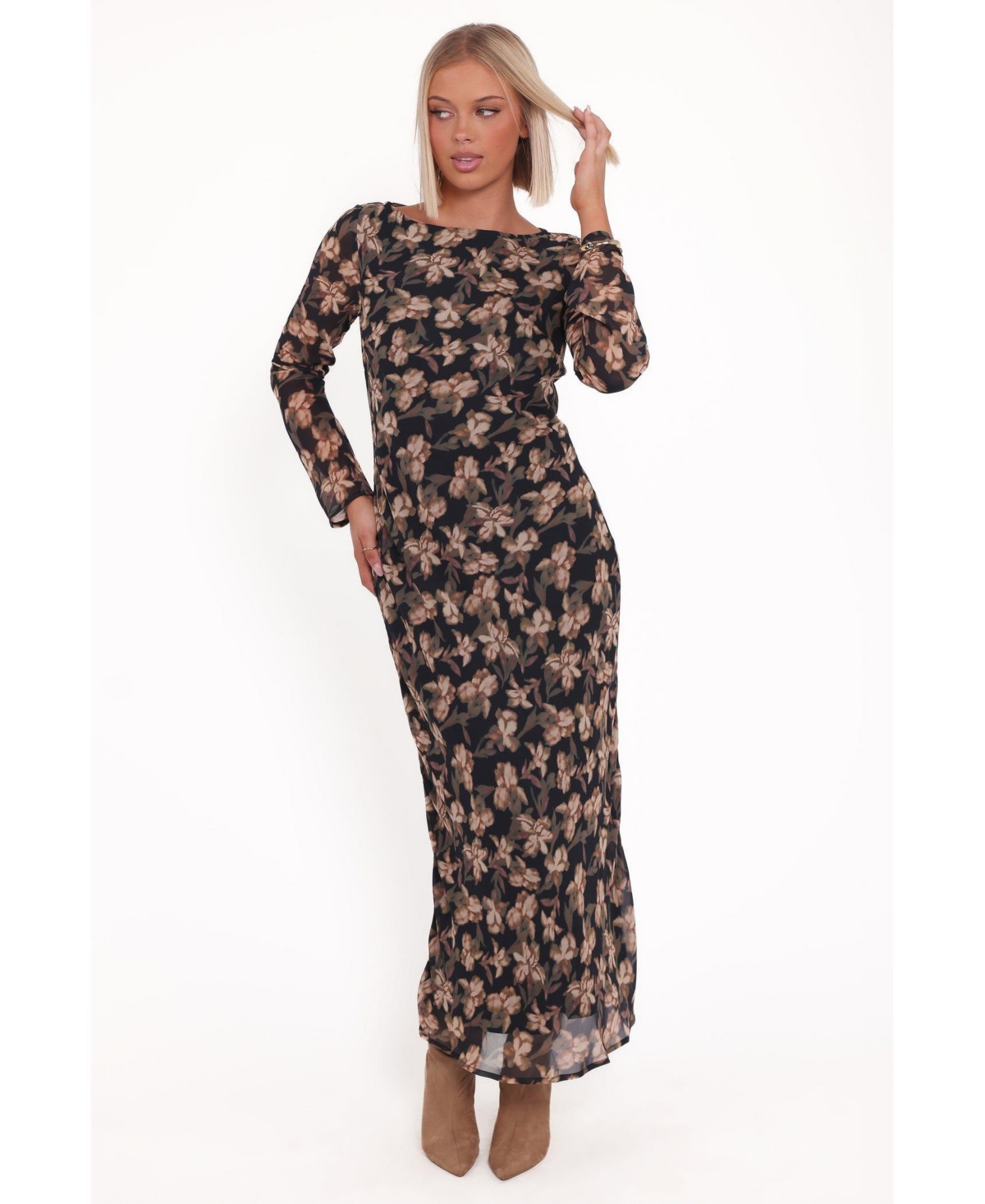 Click here for Petal and Pup Womens Joran Midi Dress - Fired bloo... prices