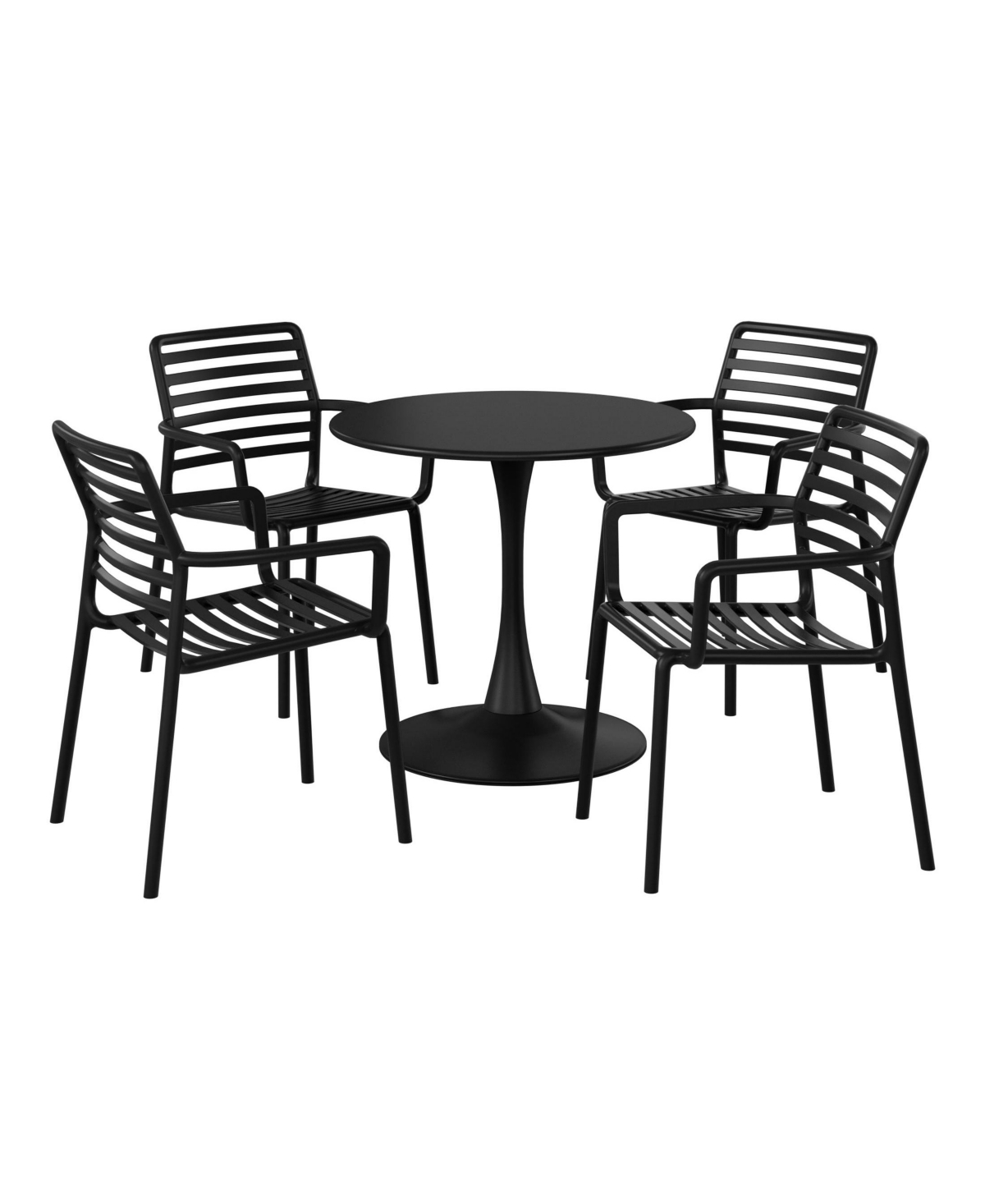 Click here for WestinTrends 5-Piece Indoor Outdoor Metal Patio Di... prices