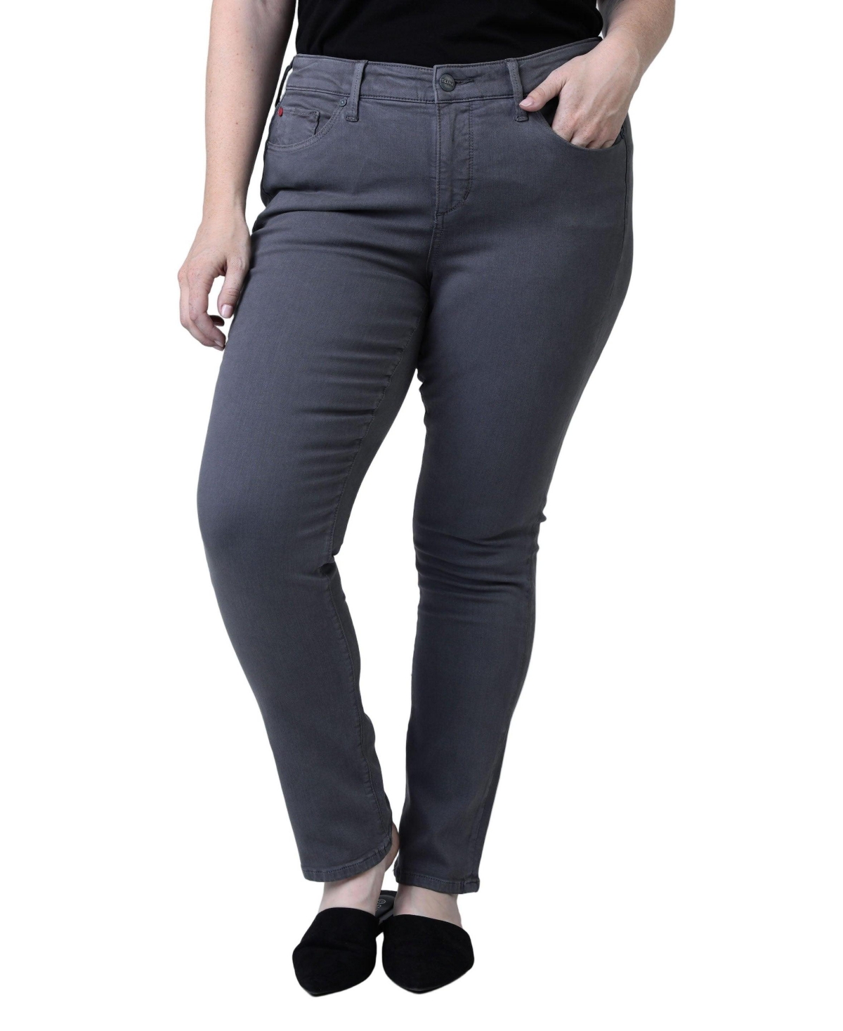 Click here for Slink Jeans Womens Color mid rise slim in 30"... prices