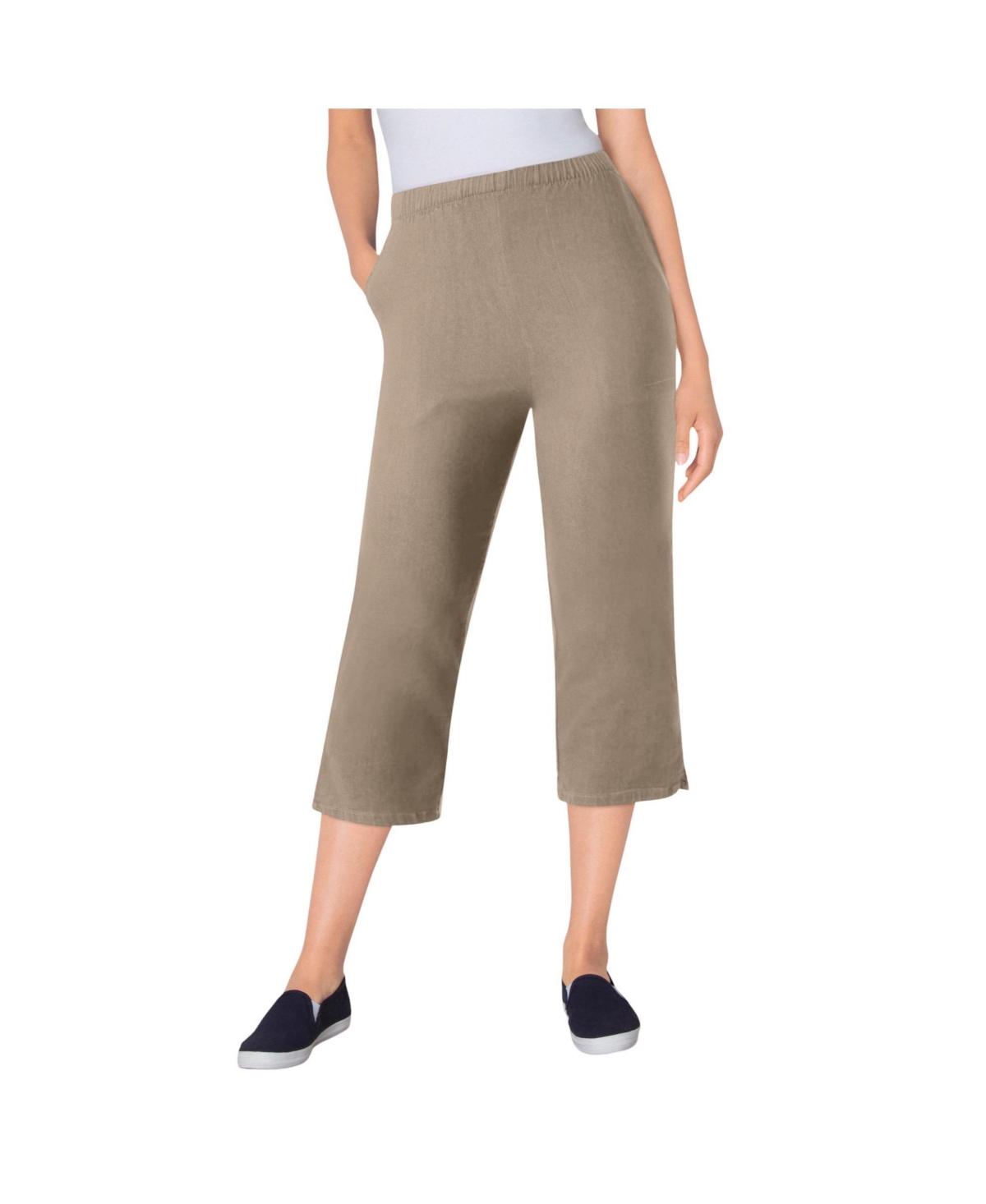 Click here for Woman Within Womens Within Fineline Stretch Denim... prices