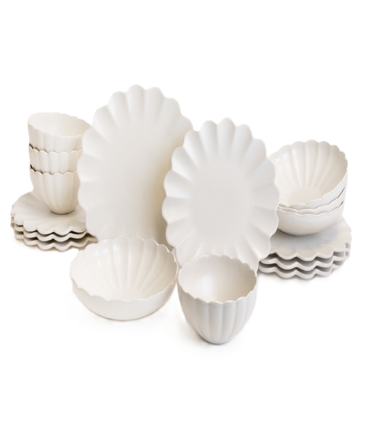 Click here for Lemieux Et Cie Dhalia 16 Pc. Dinnerware Set  Servi... prices