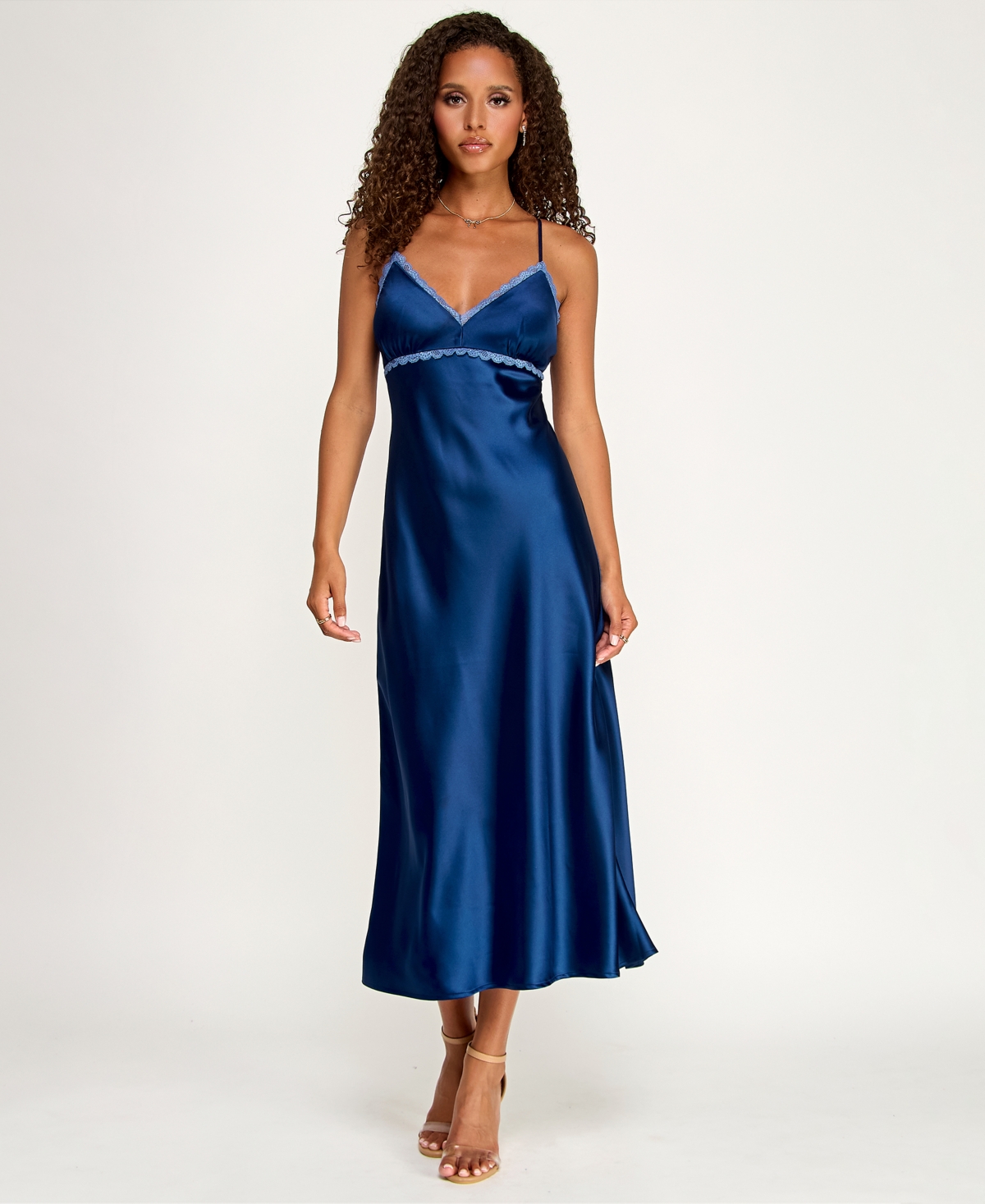 Click here for Katia Rae Juniors V-Neck Pull-On Midi Dress - Brig... prices