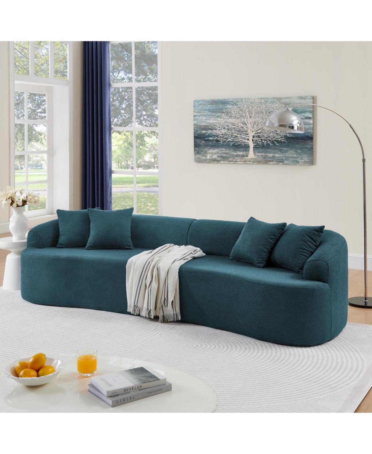 Click here for Streamdale Furniture Streamdale Curved Modular Lam... prices