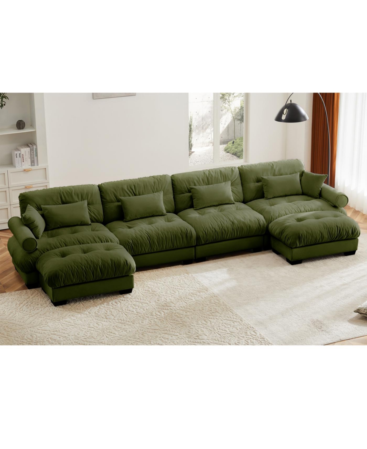 Click here for Streamdale U-Shaped Sectional Sofa Cloud Couch wit... prices