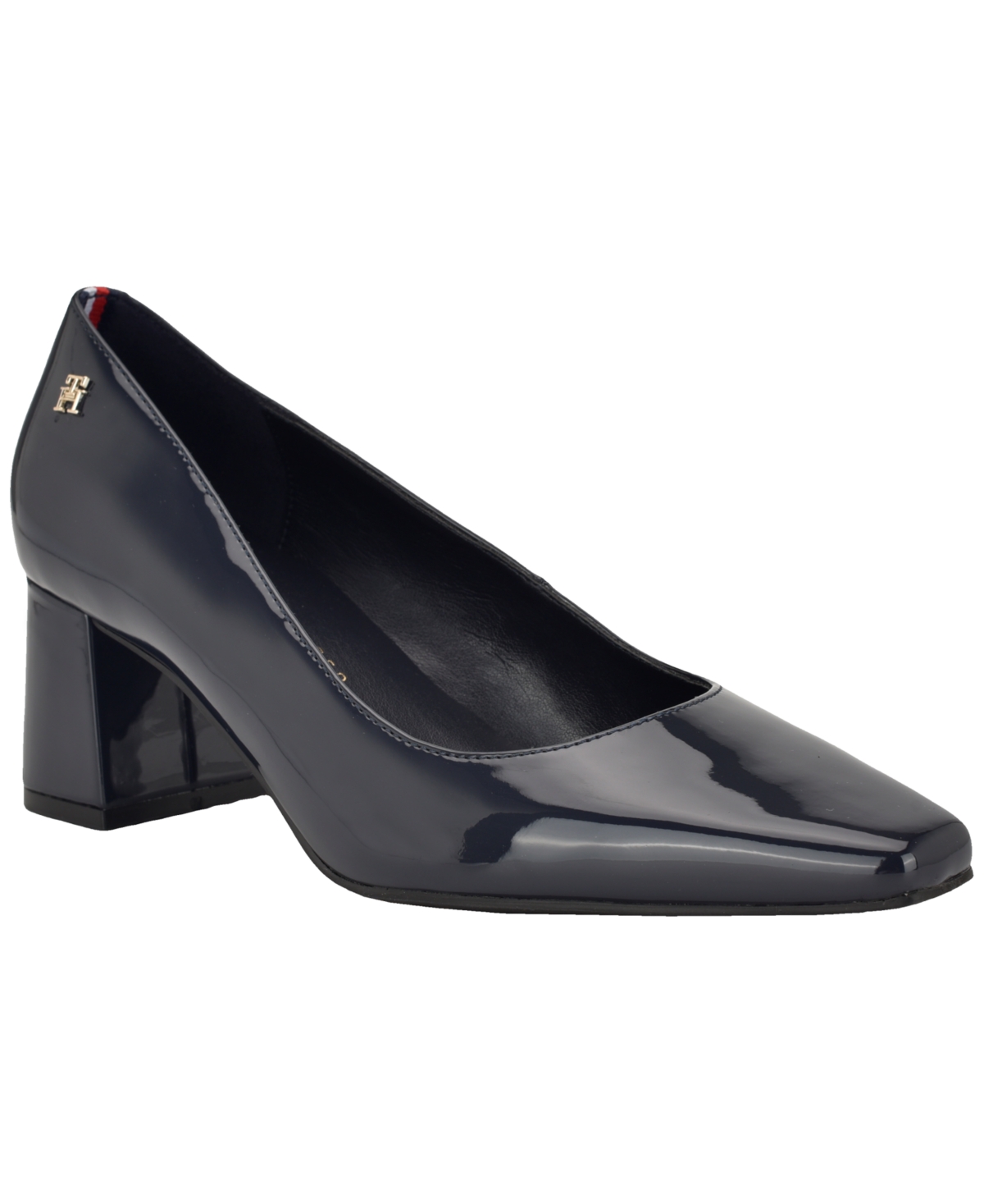 Click here for Tommy Hilfiger Womens Opheili Block Heel Pumps - D... prices
