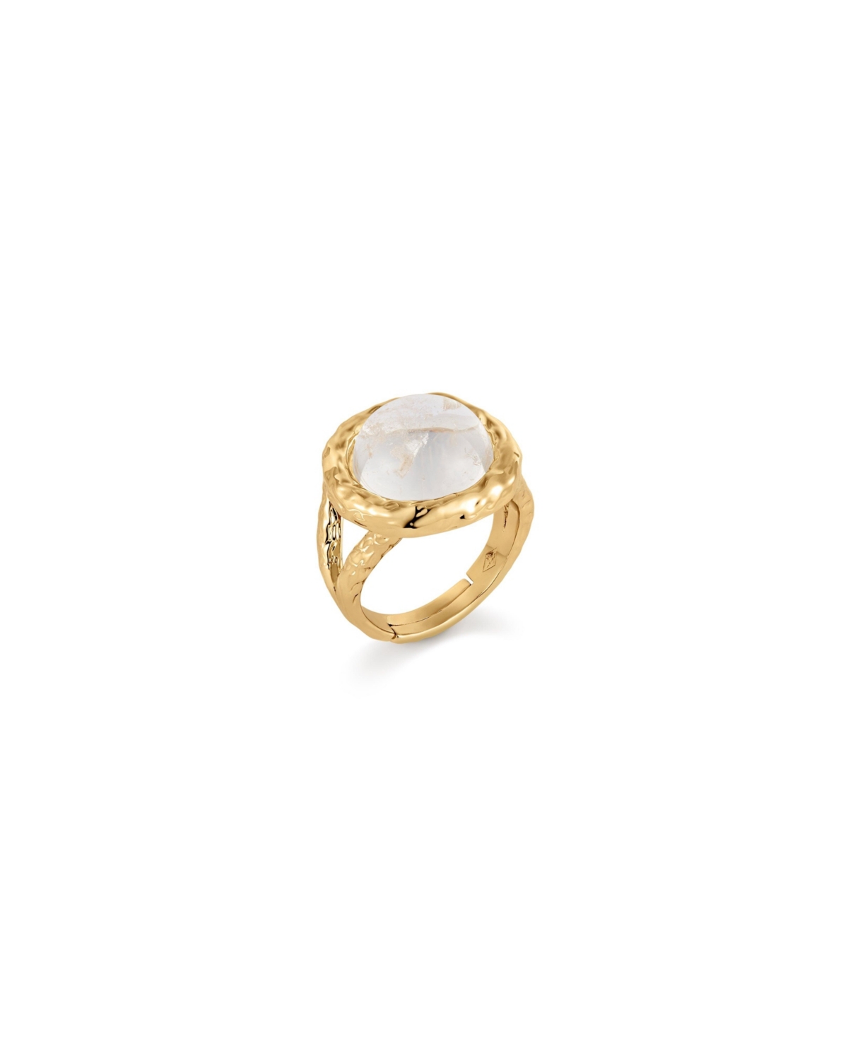 Click here for Retro Chic Aeolian Whispers Ring - Gold  crystal c... prices