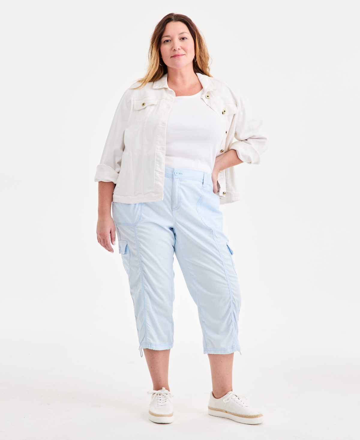 Click here for Style & Co Plus Size Cargo Capri Pants  Exclusivel... prices