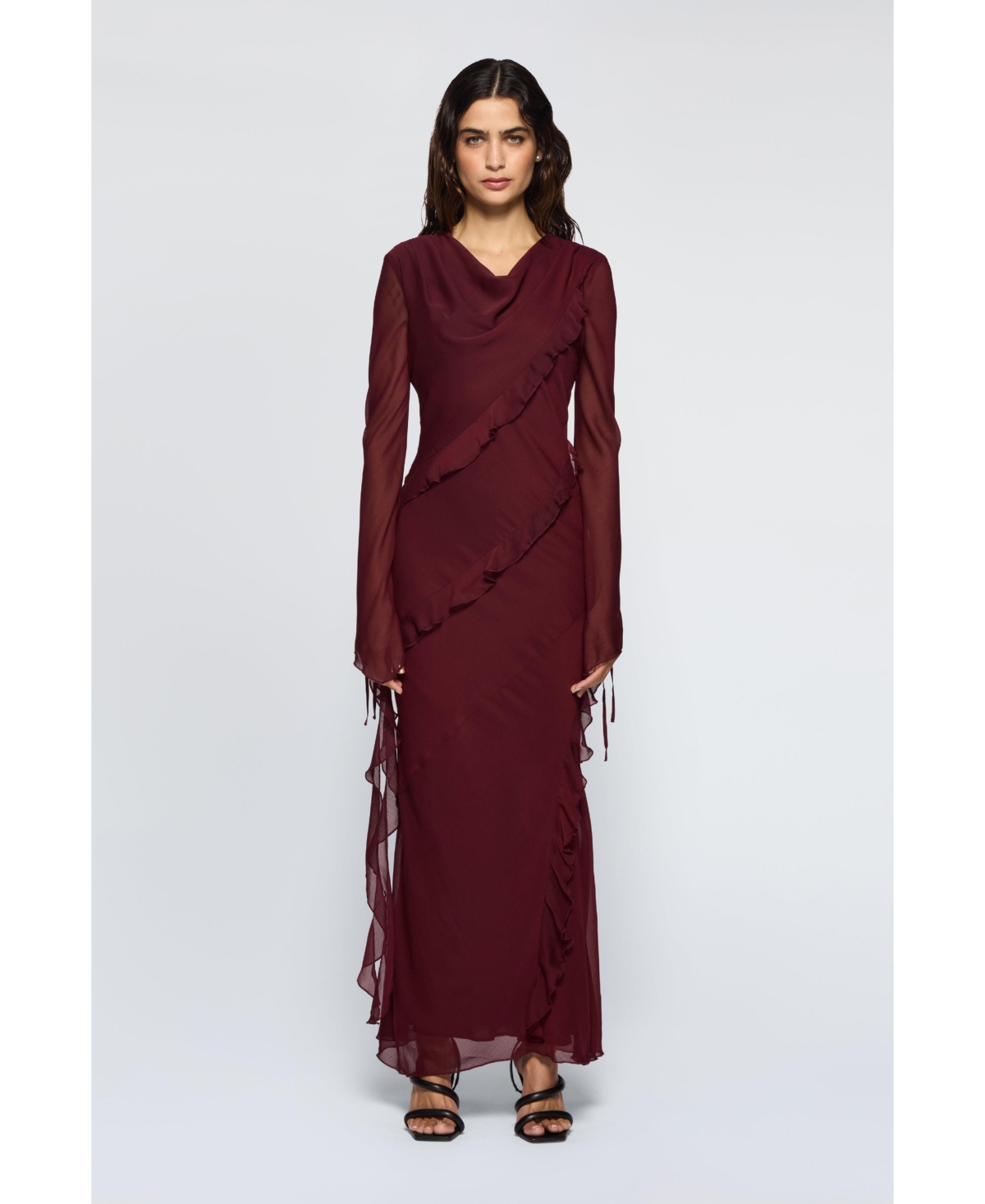 Click here for Daska Womens Circe Dress - Burgundy prices