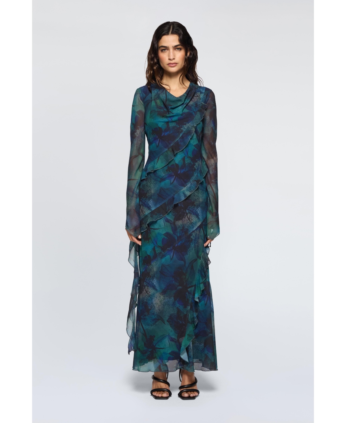 Click here for Daska Womens Circe Dress - Blue print prices