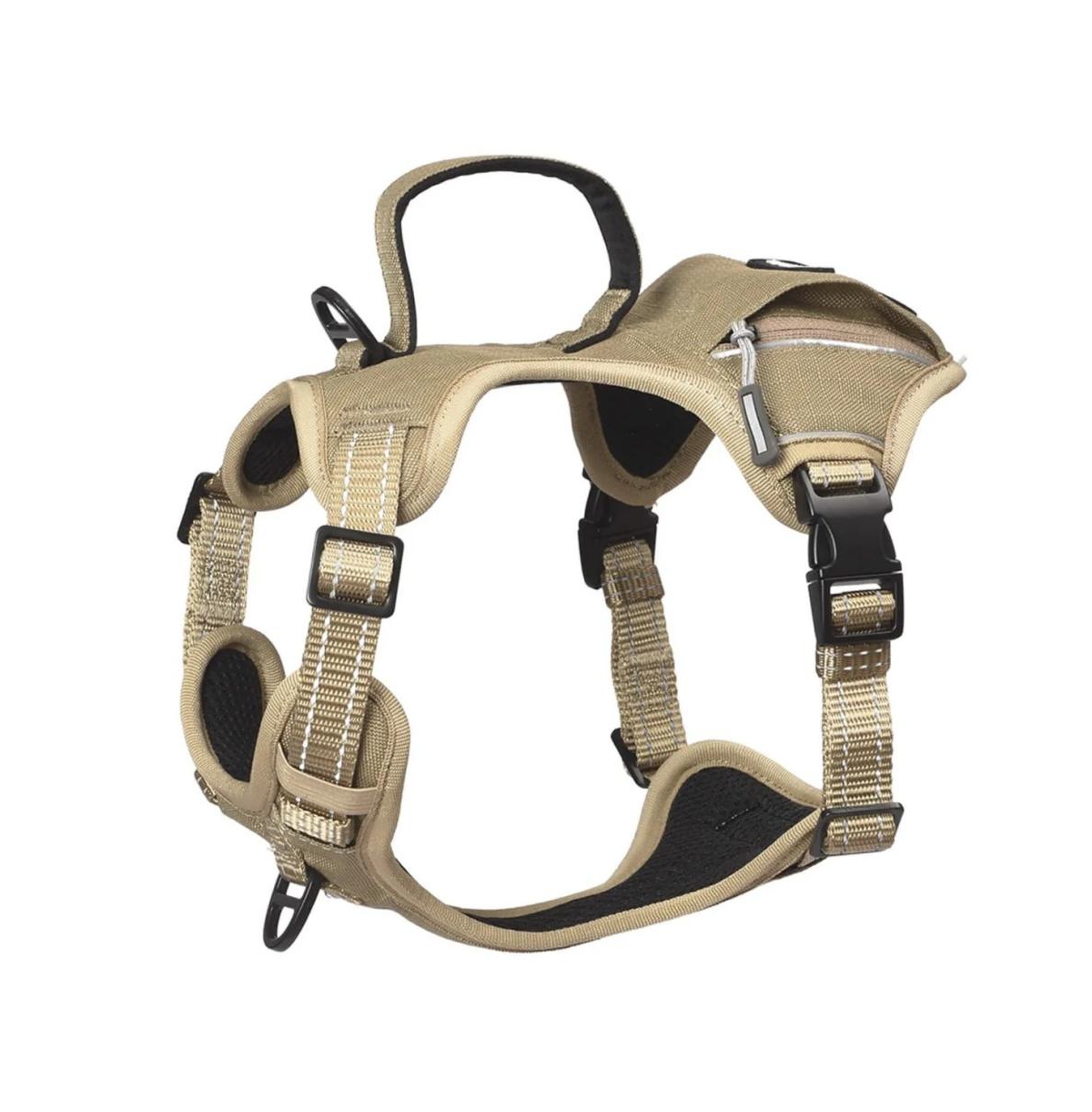 Click here for Petmarvel Heavy Duty Tactical Dog Harness with Poo... prices