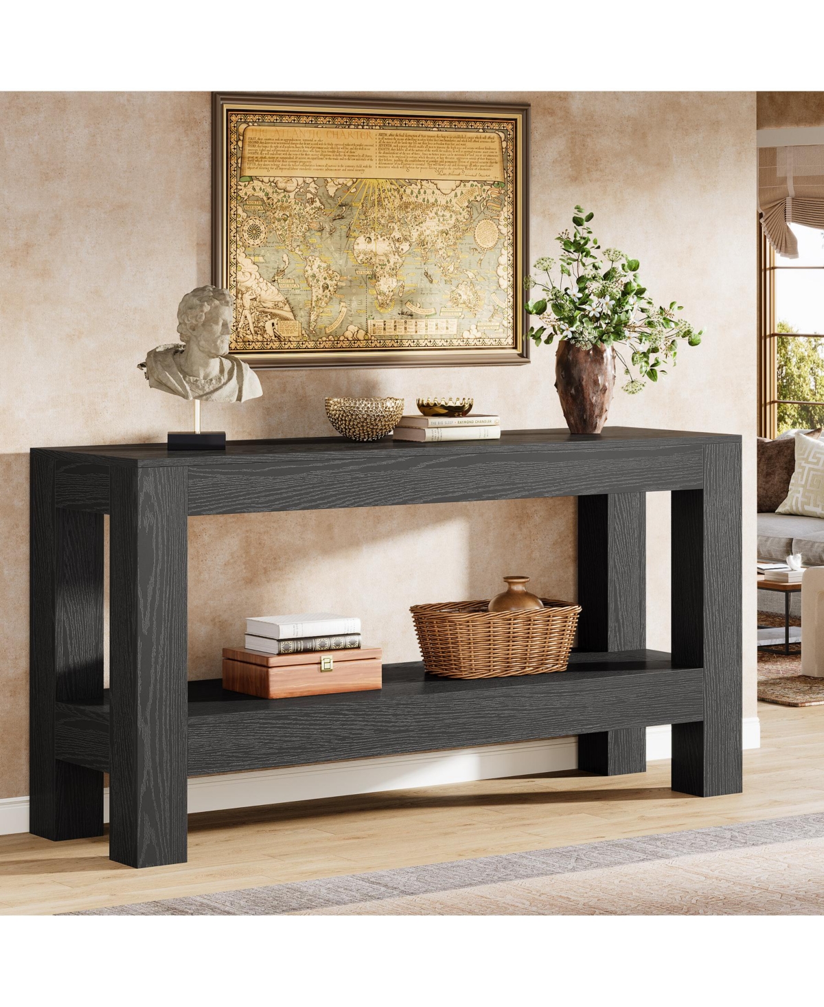 Click here for Tribesigns 63-Inch Wood Entryway Table  Long Farmh... prices