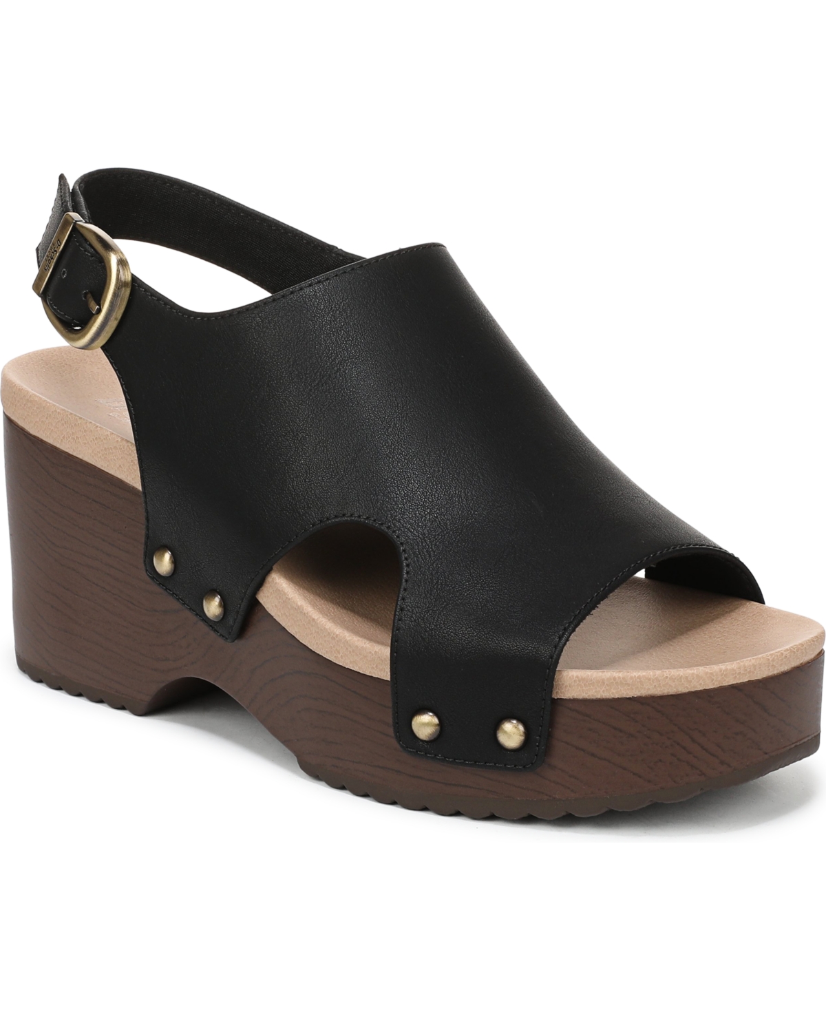 Click here for Dr. Scholls Womens Wrenlee Slingback Sandals - Bla... prices