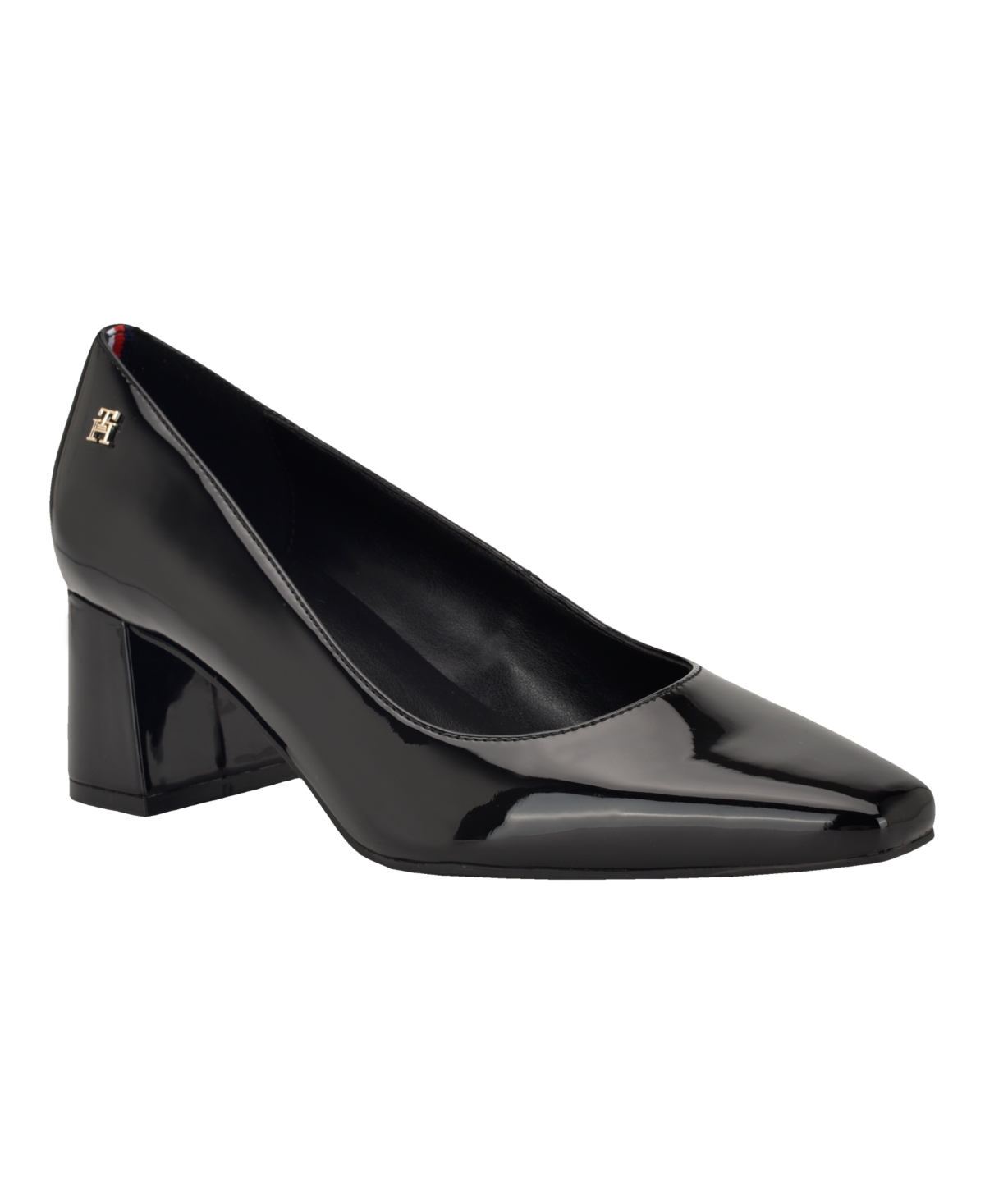 Click here for Tommy Hilfiger Womens Opheili Block Heel Pumps - B... prices