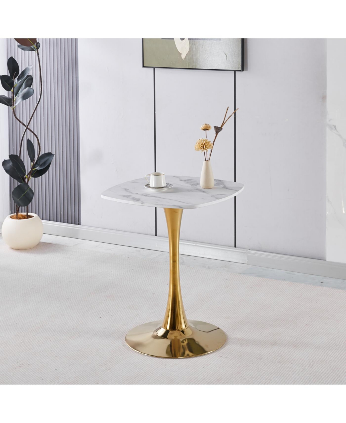 Click here for Streamdale Furniture Square Tulip Dining Table (Wh... prices