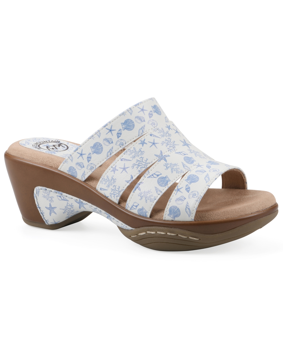 Click here for White Mountain Womens Valora Clog Slide Sandals -... prices