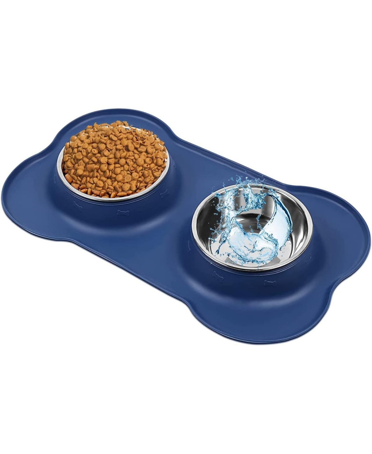 Click here for Wopet Nonslip Stainless Steel Dog Bowls with Spill... prices